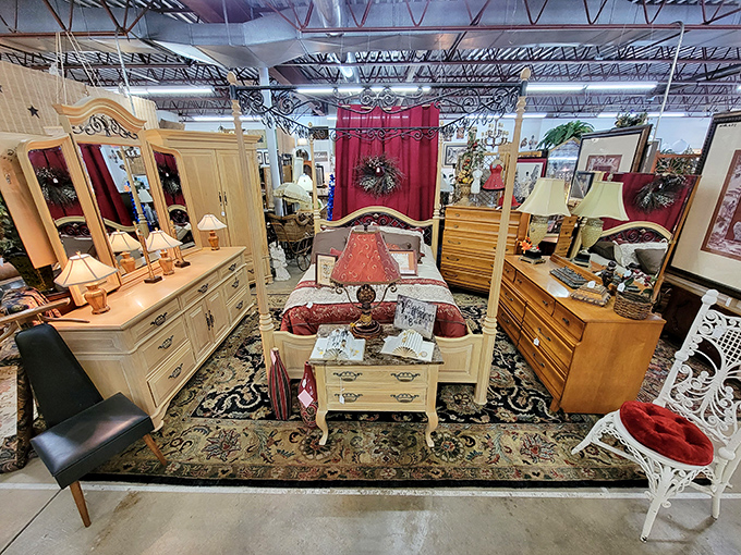 Bedroom royalty without the palace price tag. This elegant cream bedroom set transforms any ordinary room into a sanctuary of style.