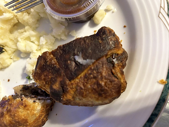 Not all beef is created equal&mdash;this Wellington has clearly been attending finishing school. The pastry exterior hides a perfectly cooked interior like a delicious game of hide and seek.