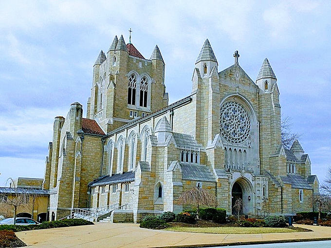 Blessed Sacrament Cathedral's soaring spires and intricate stonework make modern buildings look like they're not even trying. They just don't make them like this anymore.