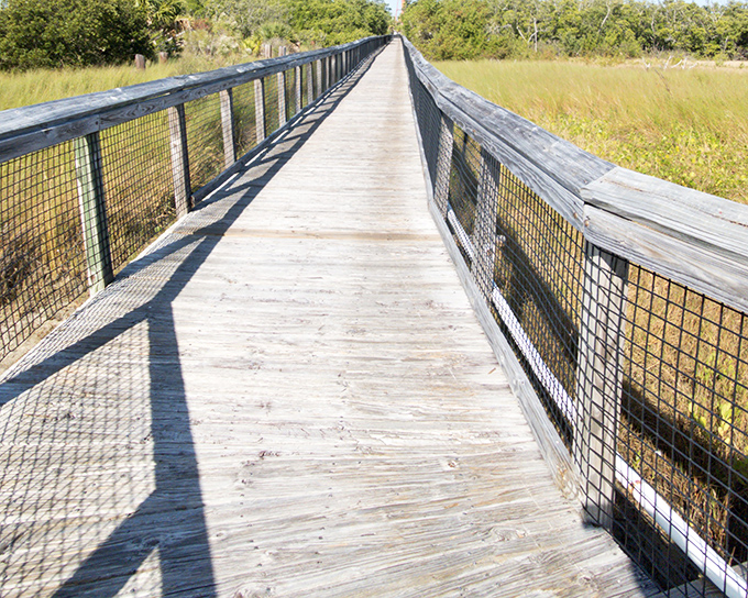Walking this boardwalk feels like stepping into a Florida that existed before theme parks. No lines, no tickets&mdash;just you and the whispering marsh grasses.