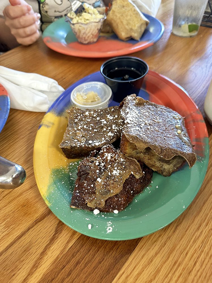 These bread pudding squares aren't just dessert masquerading as breakfast—they're what clouds would taste like if clouds were made of cinnamon, butter, and childhood memories.