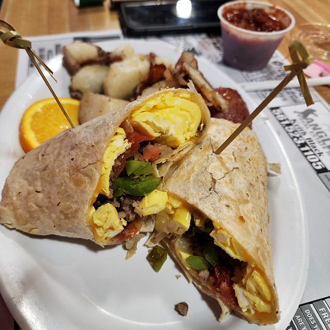 This breakfast burrito doesn't just satisfy hunger&mdash;it abolishes it. Stuffed with eggs, veggies, and morning magic.