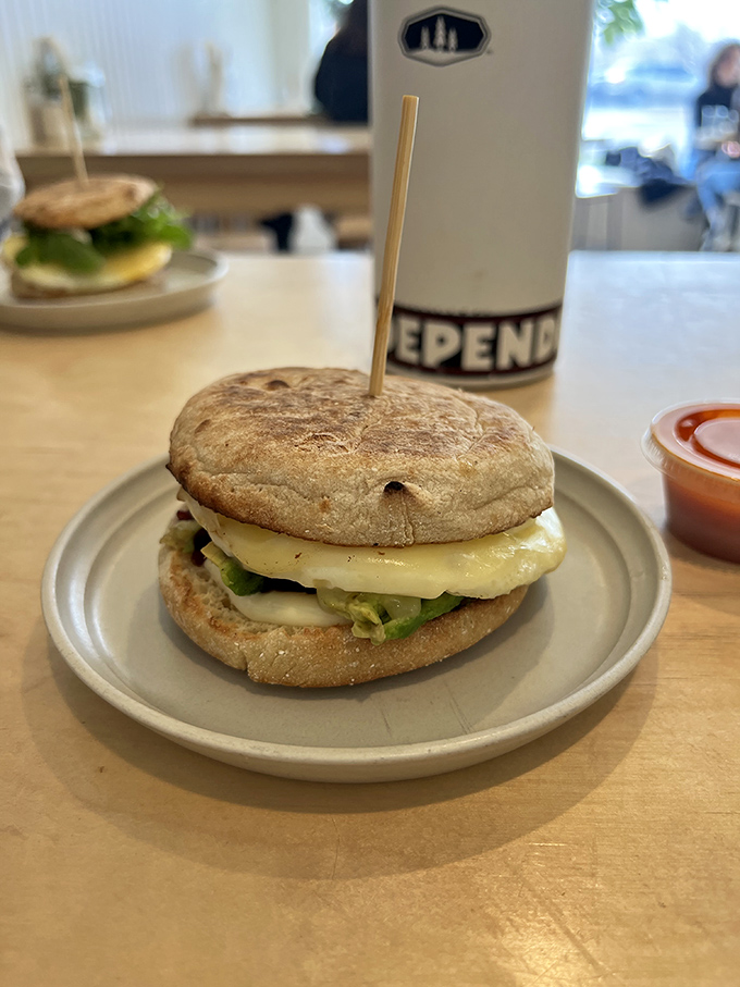 Simplicity meets perfection&mdash;this egg sandwich on an English muffin is what breakfast sandwiches dream of becoming when they grow up.