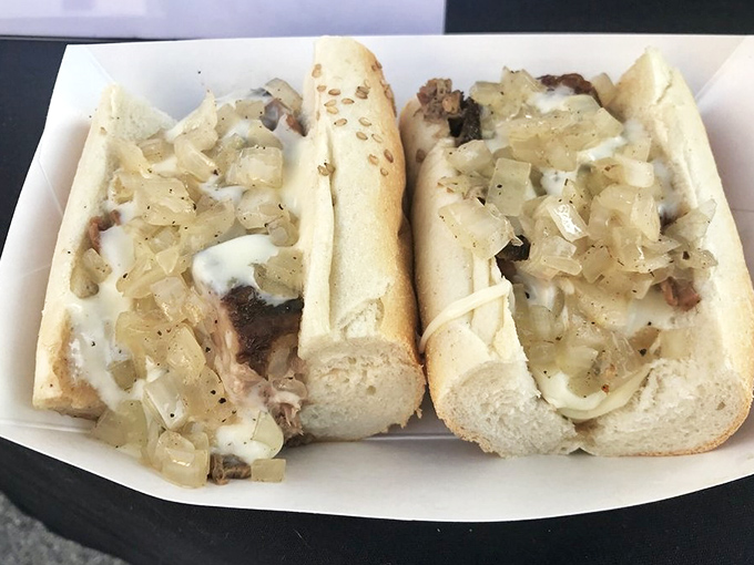 This isn't just a sandwich&mdash;it's a cross-cultural peace treaty between Philadelphia and Texas, sealed with melted cheese and caramelized onions.