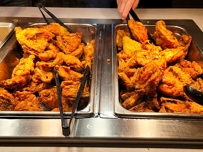 Golden-brown chicken perfection that would make Colonel Sanders weep with envy. This isn't fast food—it's food worth slowing down for.