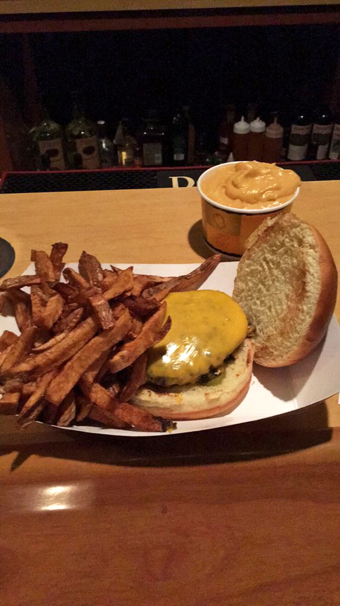Behold: the perfect burger-to-fry ratio. That cheese blanket isn't just melting&mdash;it's surrendering completely to the patty beneath it.