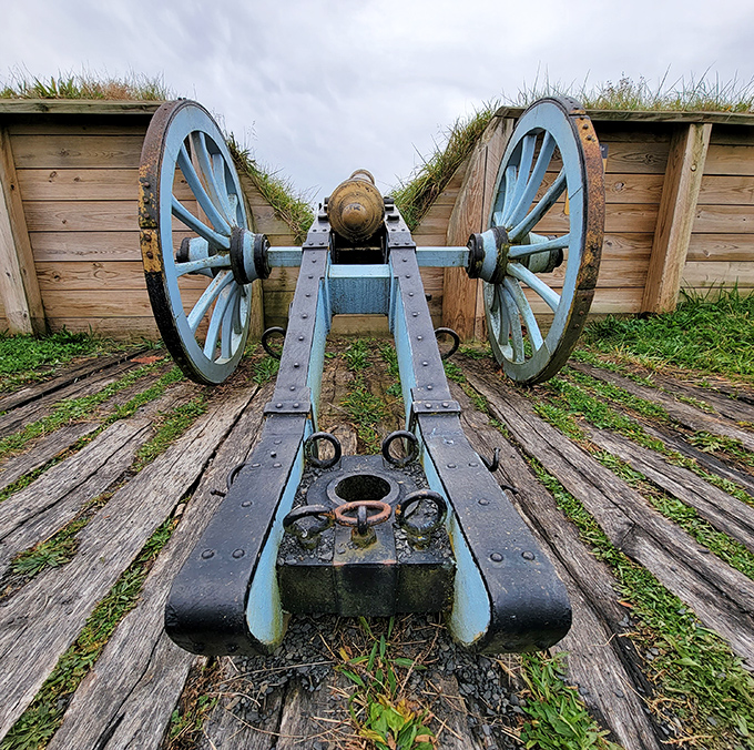 This cannon once spoke the language of revolution. Today it sits quietly, letting visitors contemplate how technology has changed warfare's conversation. 