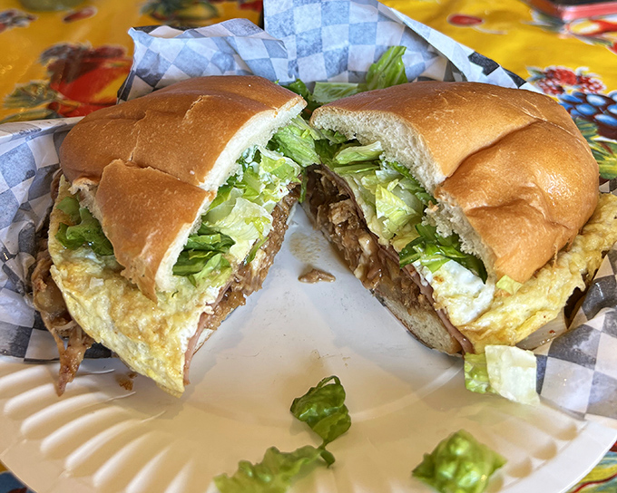 A torta so loaded it needs structural engineering support &ndash; this sandwich means serious business.