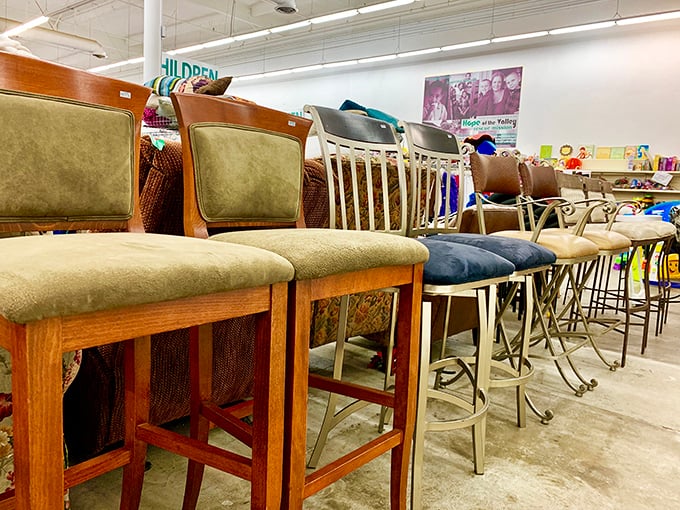 Bar stools and dining chairs stand at attention&mdash;furniture veterans waiting for their next deployment in your breakfast nook.