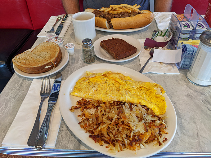 The holy grail of breakfast innovation: Philadelphia's iconic cheesesteak transformed into morning magic. Why didn't anyone think of this sooner?