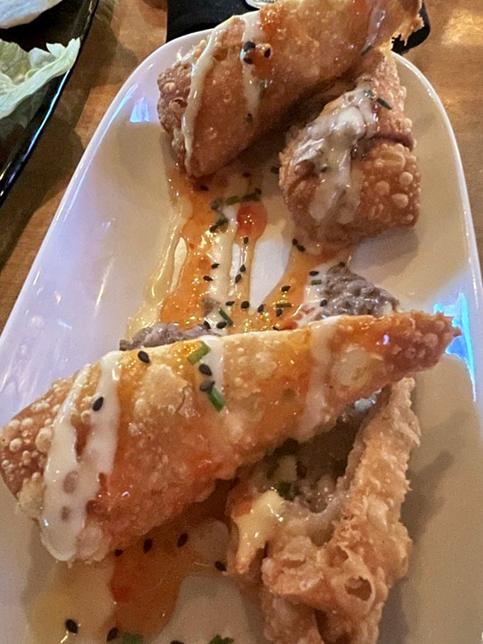 Cheesesteak eggrolls: Philadelphia's contribution to fusion cuisine that actually works. Sorry, scrapple spring rolls, your time hasn't come yet.