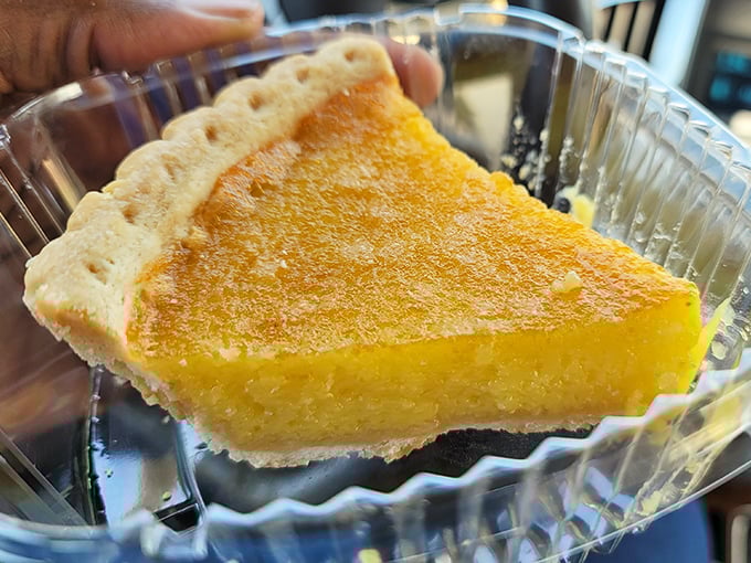 Chess pie: the sweet, custard-like salvation that arrives just when your taste buds are waving the white flag of surrender.
