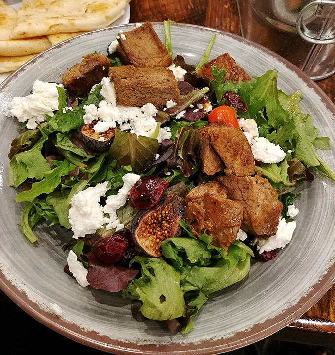 A Greek salad that actually makes you excited about vegetables, with enough feta cheese to make any day better.