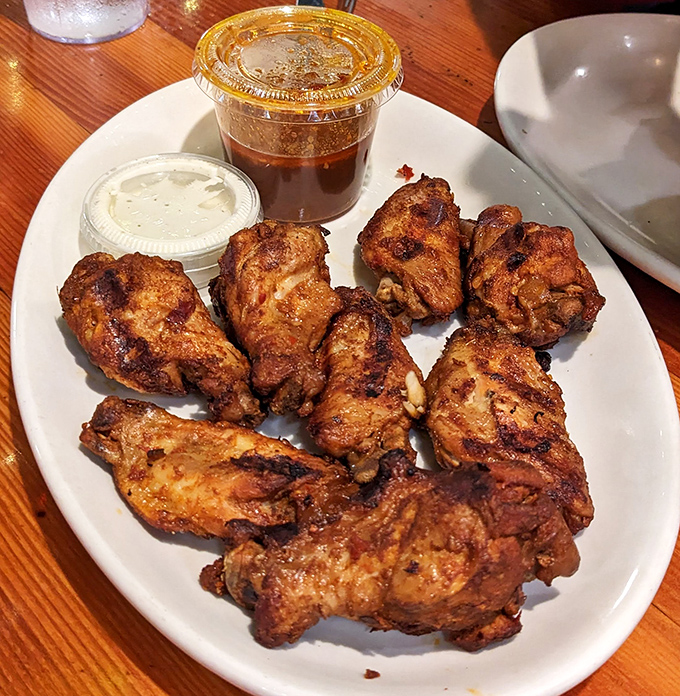These wings aren't trying to win awards with fancy sauces&mdash;they're just perfectly crispy, juicy flavor bombs that disappear faster than San Francisco's morning fog.