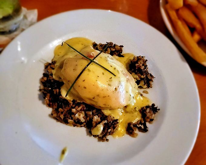 Hollandaise-draped perfection atop a bed of wild rice. This isn't your average chicken dish&mdash;it's comfort food that went to finishing school.