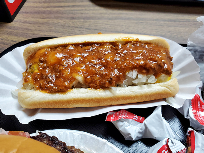 The chili dog at Mack's doesn't need a fancy pedigree&mdash;it's the blue-collar champion that's been winning hearts one messy, glorious bite at a time.
