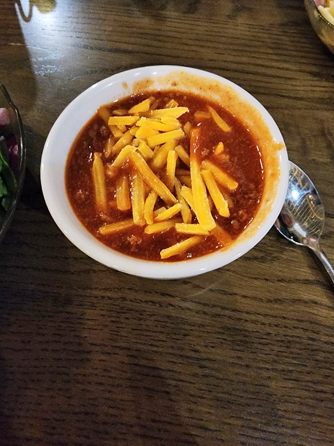 Not just chili, but a hearty declaration of Midwestern values&mdash;where cheese isn't a garnish, it's a fundamental right.