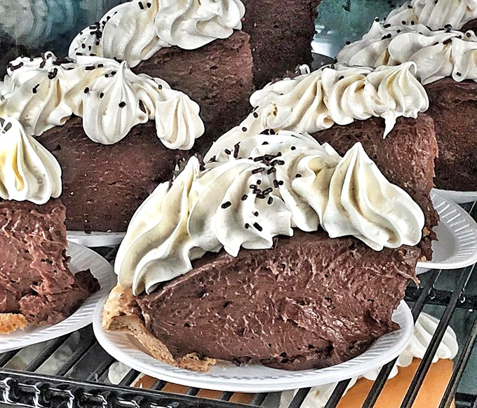 These chocolate cream pies aren't just desserts, they're time machines. One bite and you're sitting at your grandmother's kitchen table on a Sunday afternoon.