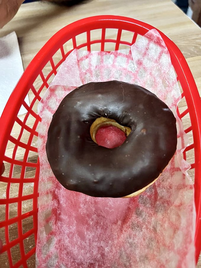 Like the little black dress of donuts, the chocolate glazed remains a timeless classic that needs no introduction&mdash;just appreciation.