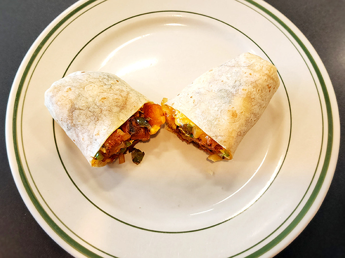 This burrito doesn't need a passport to deliver international flavor &ndash; stuffed with colorful ingredients and wrapped in a warm tortilla blanket. 
