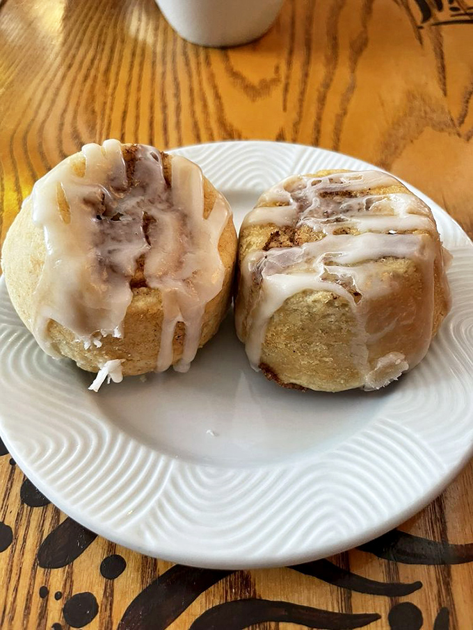 These cinnamon rolls aren't just breakfast&mdash;they're therapy. The glaze cascades down like a sugary waterfall that would make even your dentist weak-kneed.