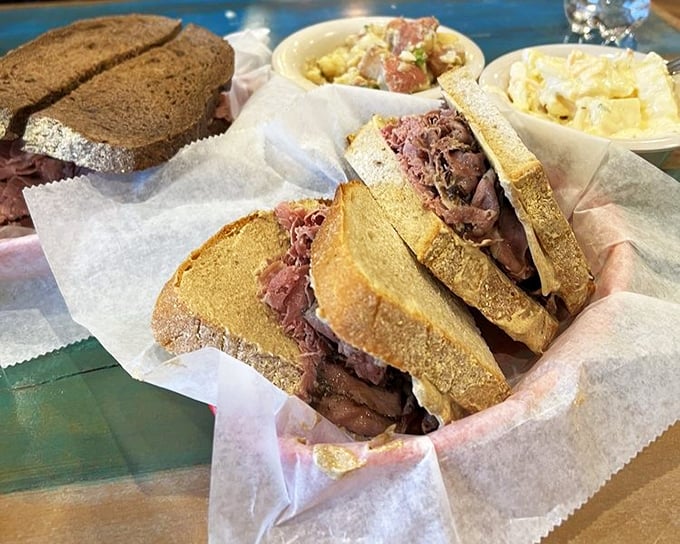 Corned beef that doesn't just melt in your mouth&mdash;it performs a full Broadway musical there. The supporting cast of sauerkraut deserves applause too.