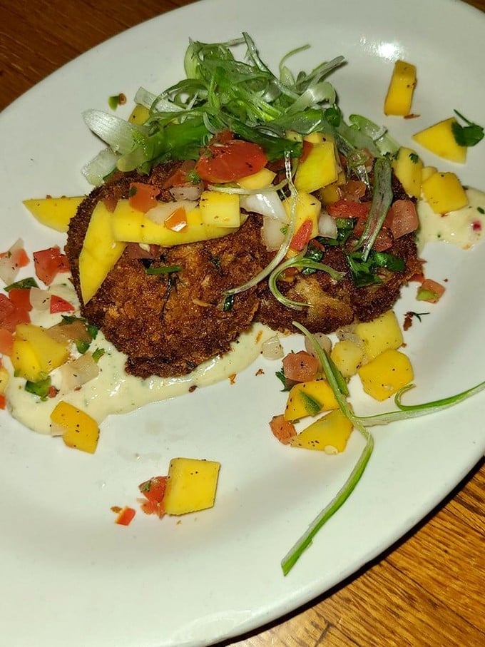 Crispy outside, tender inside&mdash;these crab cakes with mango salsa deliver a California sunset on a plate. Worth every calorie.