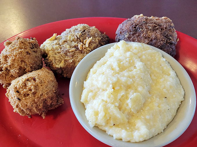 Crab cakes that actually contain crab! Revolutionary concept, I know. These beauties have more lump meat than filler—a rare and beautiful thing.