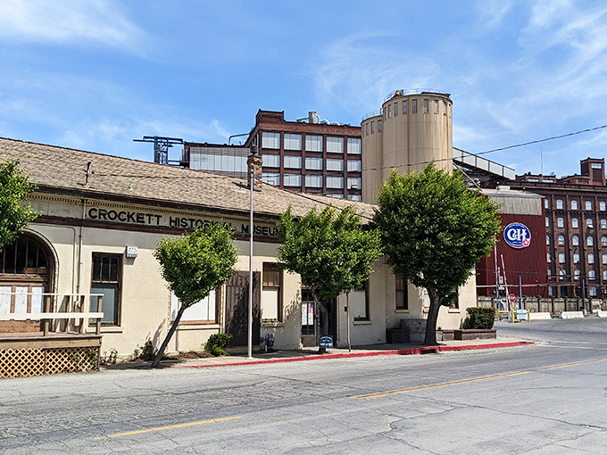The Crockett Historical Museum sits in the shadow of the C&H Sugar factory, telling sweet stories of the town's industrious past.