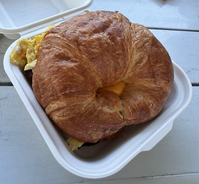 The humble croissant, transformed into breakfast royalty. Butter-kissed perfection that makes morning people out of night owls.