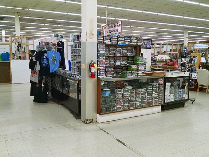 DVD paradise or physical Netflix? This vendor has enough titles to keep you entertained through several apocalypses or really boring weekends.
