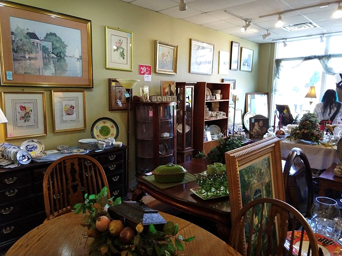 Curated chaos at its finest&mdash;where else can you find Depression glass, Windsor chairs, and artwork that tells someone else's story?