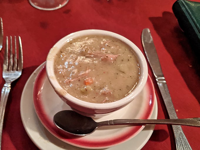 Cream soup that whispers "comfort" with every spoonful. Wisconsin's answer to chicken soup for the soul, but with more butter.