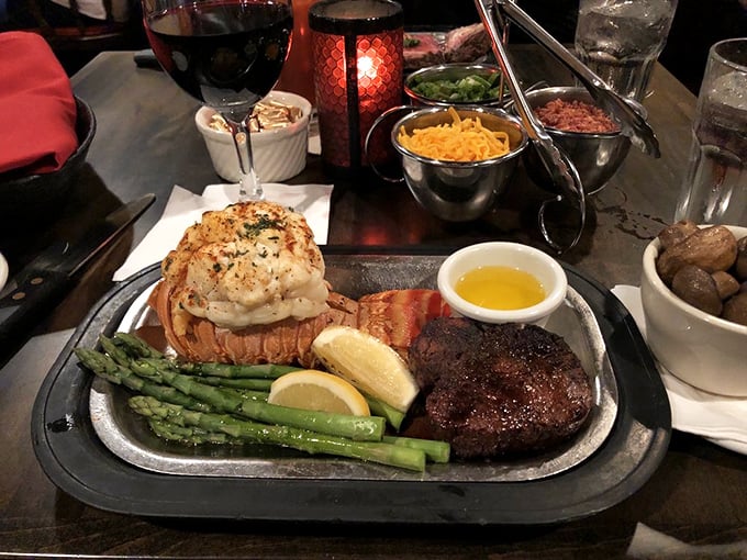 Surf meets turf in this dynamic duo that's fancier than your average Tuesday night dinner.