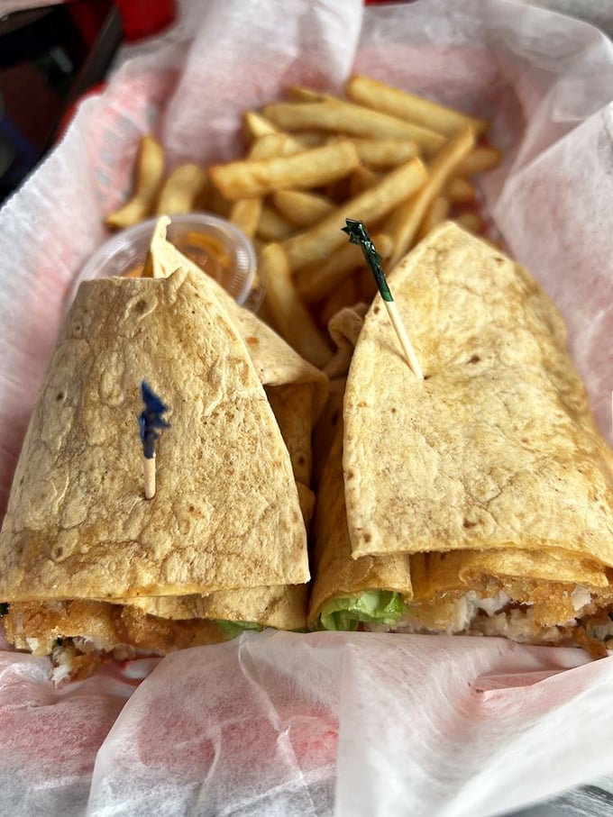 Wrapped treasures that combine crispy, creamy, and tangy in every bite. These firecracker wraps deliver exactly what their name promises.