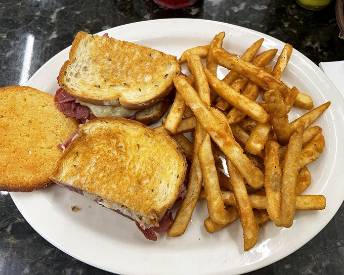 A sandwich that follows the golden rule of diner food: if it isn't accompanied by a mountain of crispy fries, is it even lunch?