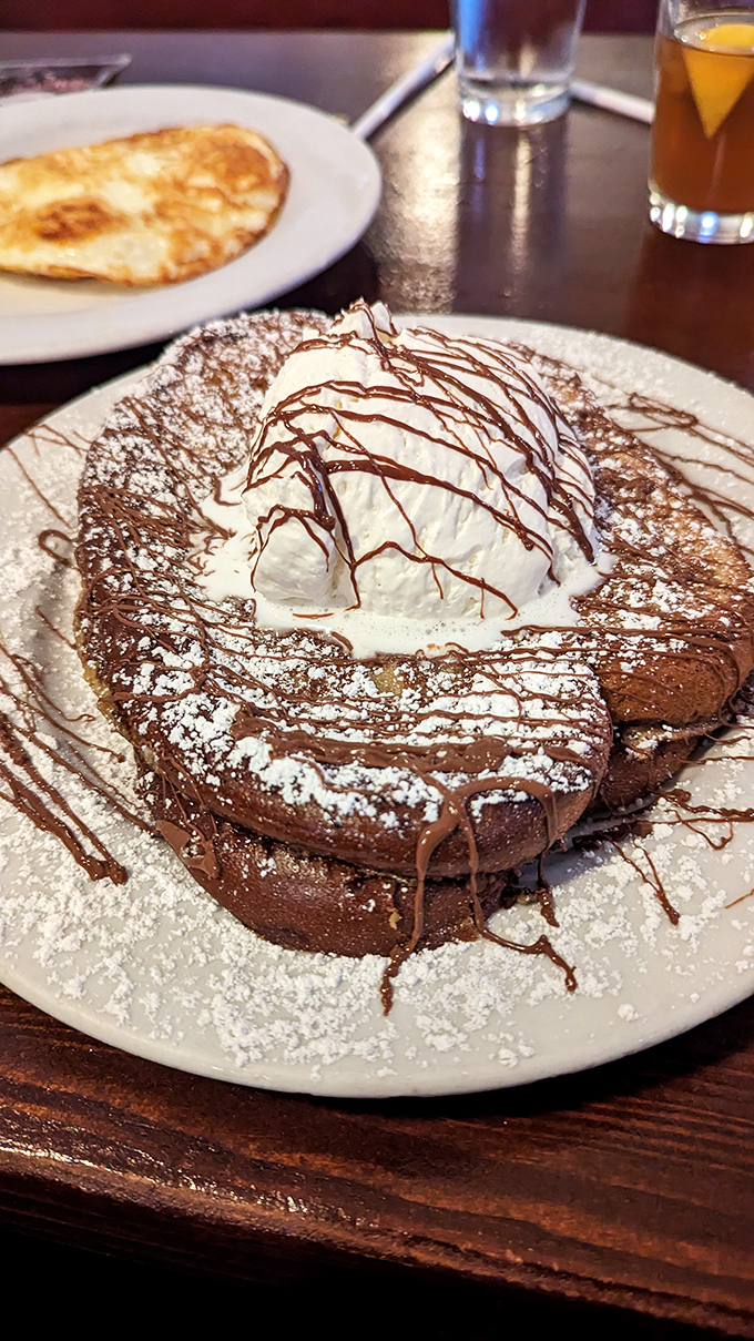 Chocolate French toast so decadent it makes dessert jealous and breakfast feel like a celebration.