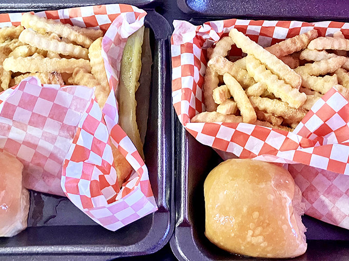 Golden crinkle-cut fries and pillowy rolls &ndash; the supporting actors that deserve their own standing ovation in this meaty blockbuster.