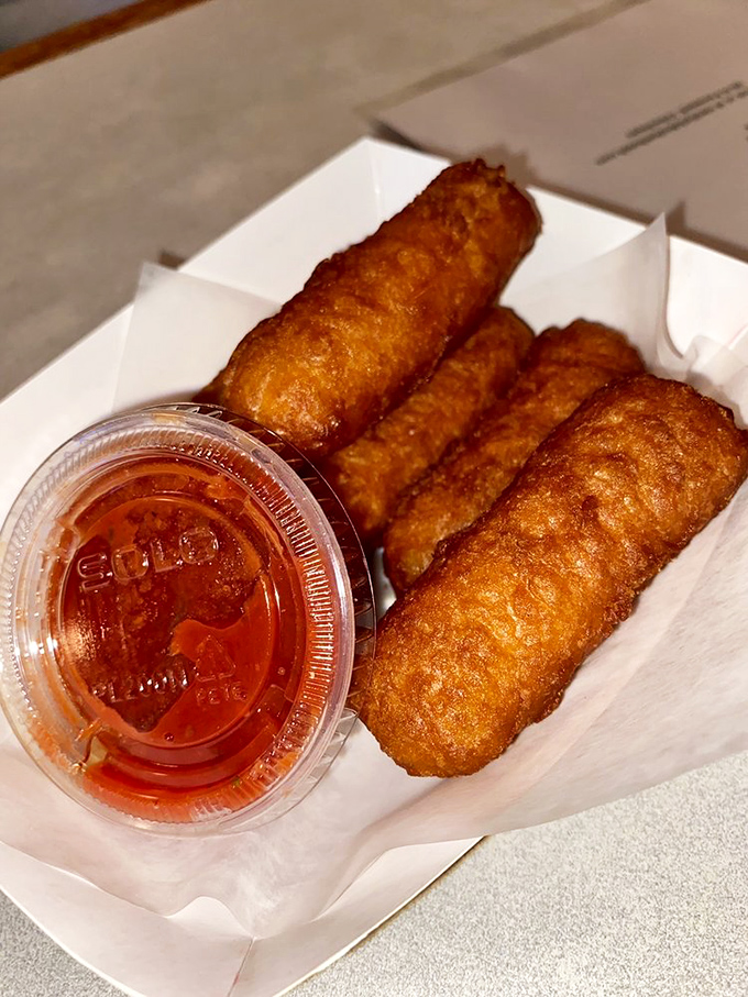 Golden-brown on the outside, molten heaven on the inside. These mozzarella sticks aren't just appetizers&mdash;they're the reason stretchy pants were invented.