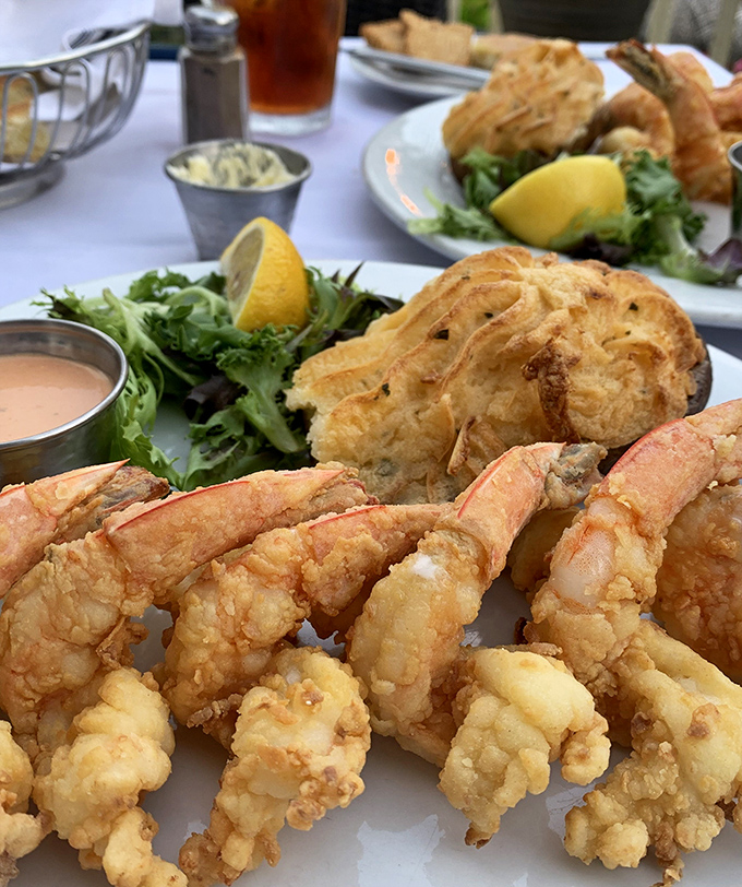 These golden-battered shrimp have the perfect crunch-to-tenderness ratio&mdash;the kind that makes conversation stop and eyes close in appreciation.