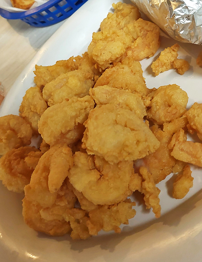 Crispy fried bites of seafood goodness &ndash; like ocean treasures wrapped in a golden blanket and ready for dipping.