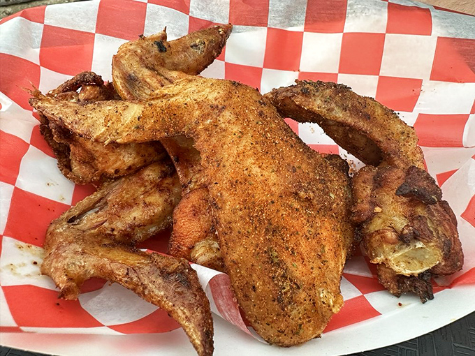 Crispy, spice-dusted wings that make you wonder why you ever bothered with those sad, soggy versions from chain restaurants all these years.