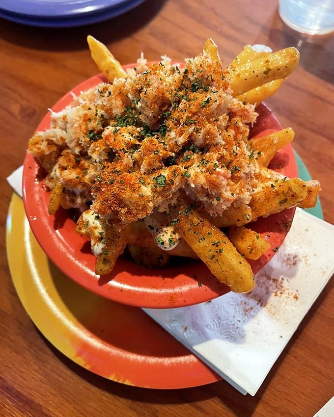 Garlic crab fries aren't just a side dish&mdash;they're the main event that other sides dream of becoming when they grow up.