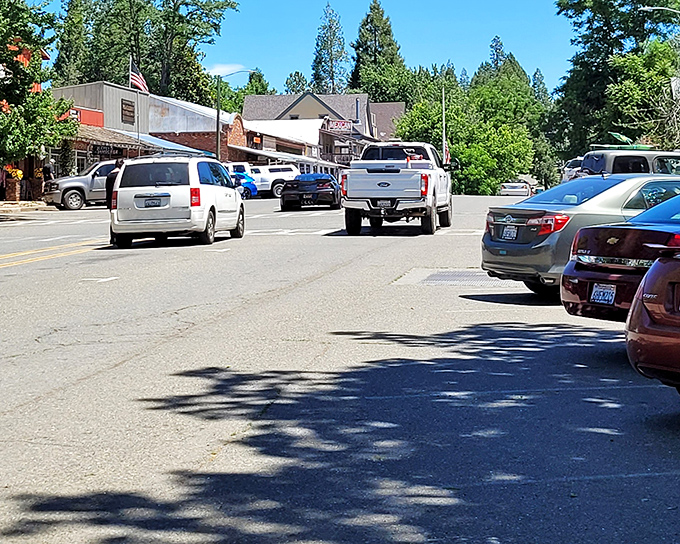Downtown Georgetown on a sunny day is what happens when Gold Rush history meets perfect weather. No wonder they call this area the Pride of the Mountains.
