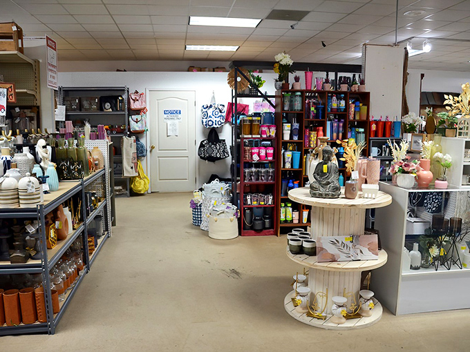 This corner showcases the beautiful chaos of home d&eacute;cor&mdash;where Buddha statues and colorful vases create unexpected harmony in the hunt.