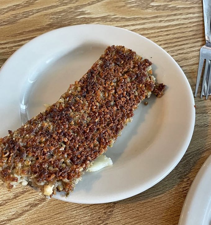 Goetta &ndash; Cincinnati's gift to breakfast meats. This crispy patty of grain and meat is what happens when German heritage meets American breakfast ingenuity.