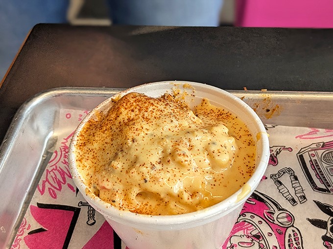 Mac and cheese that doesn't know it's a side dish. This creamy, spice-dusted bowl thinks it's the main event&mdash;and it might be right.