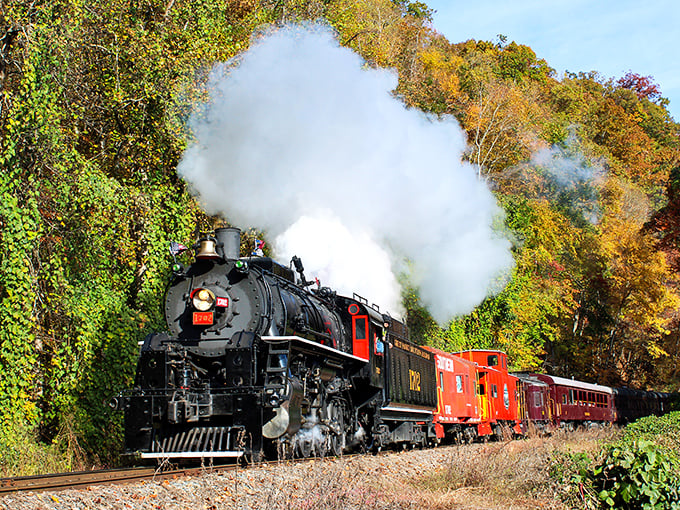 The Great Smoky Mountains Railroad: where vintage charm meets mountain majesty in perfect harmony.