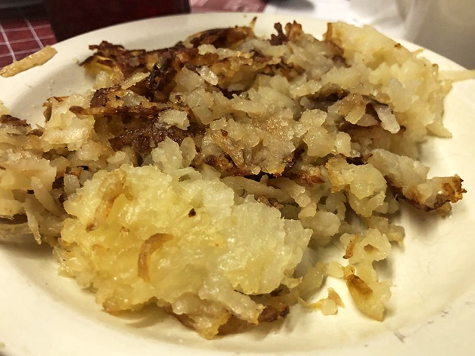 Hash browns done right&mdash;crispy edges, tender centers, and just enough grease to remind you that you're alive. Diet culture's kryptonite never looked so good.