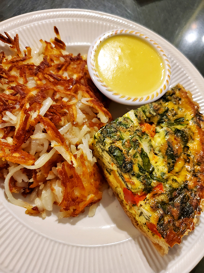 Golden hash browns and veggie-packed quiche prove that breakfast can be both beautiful and satisfying.